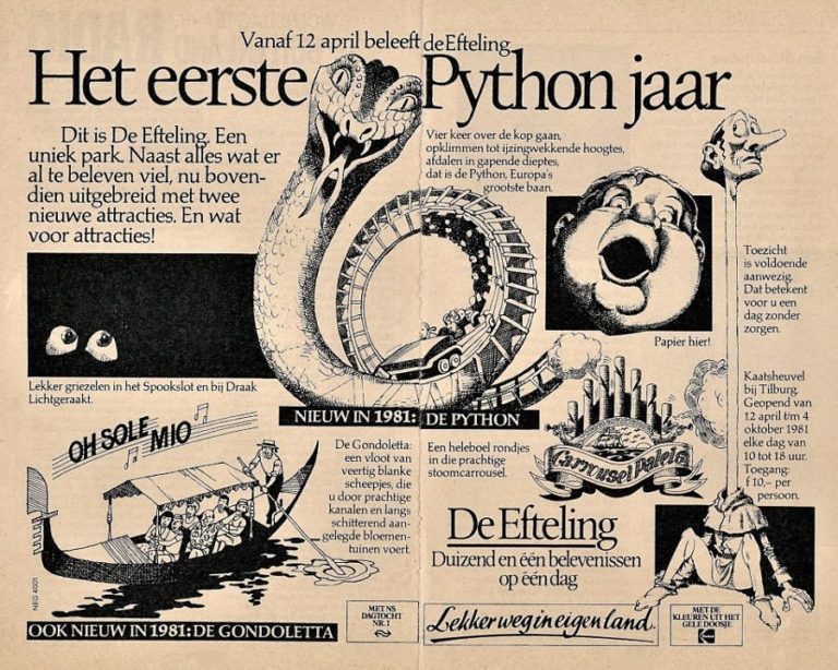 Python: successtory met een valse start - Parkplanet